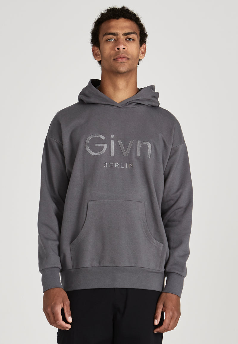 Unisex-Hoodie COLIN aus Bio-Baumwolle - Shadow Grey | Unisex | Givn